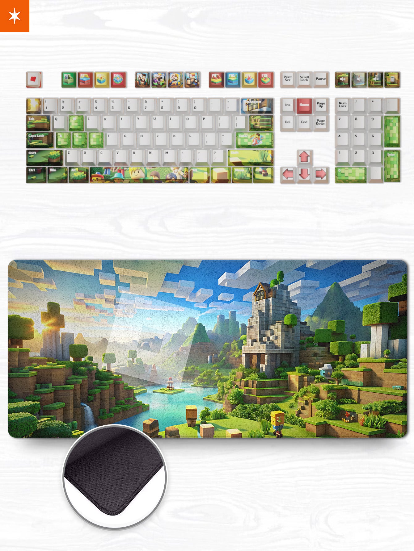 Roblox Themed Keycap & Deskmat – Fandomaniax