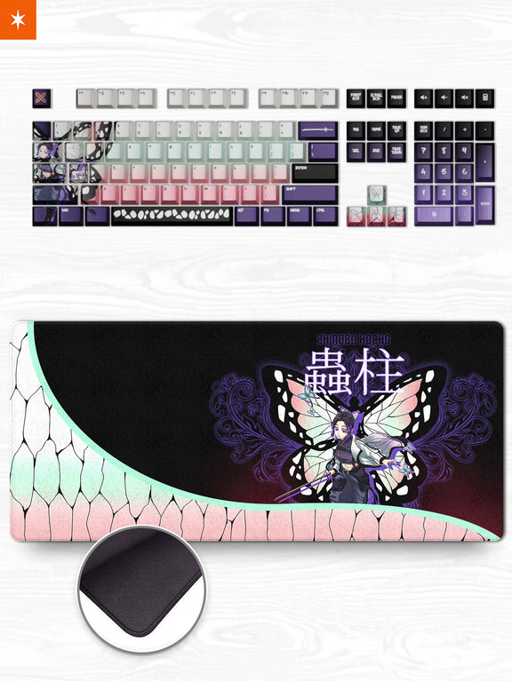 Shinobu Themed Keycap & Deskmat – Fandomaniax