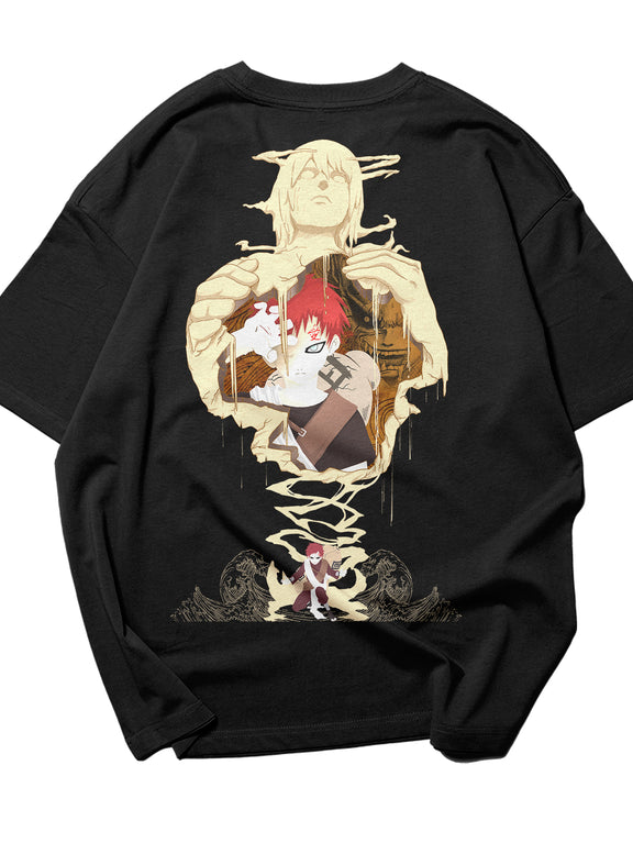 Gaara Spirit Urban Fashion Oversize T-Shirt – Fandomaniax