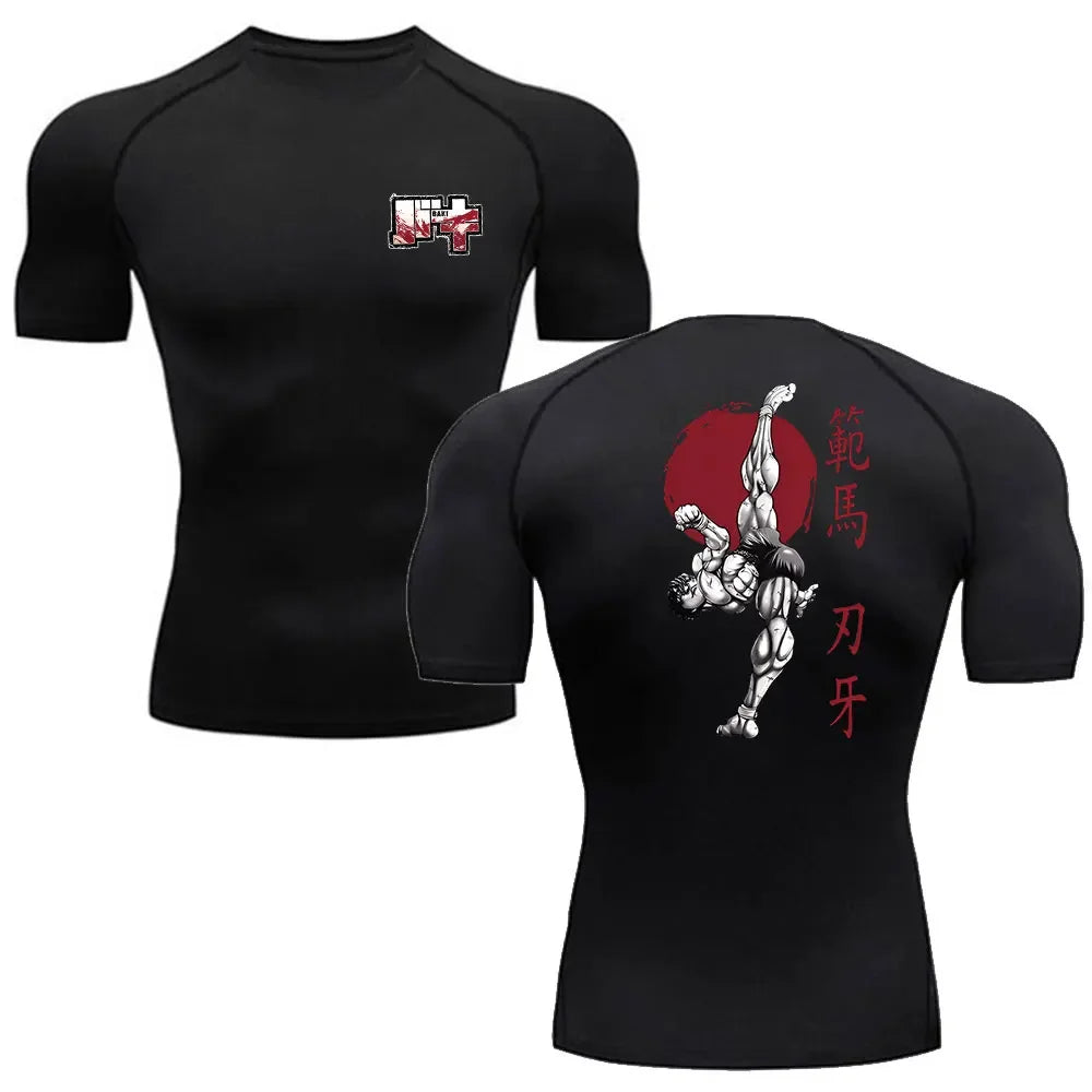 Baki Rash Guard Compression Shirts – Fandomaniax