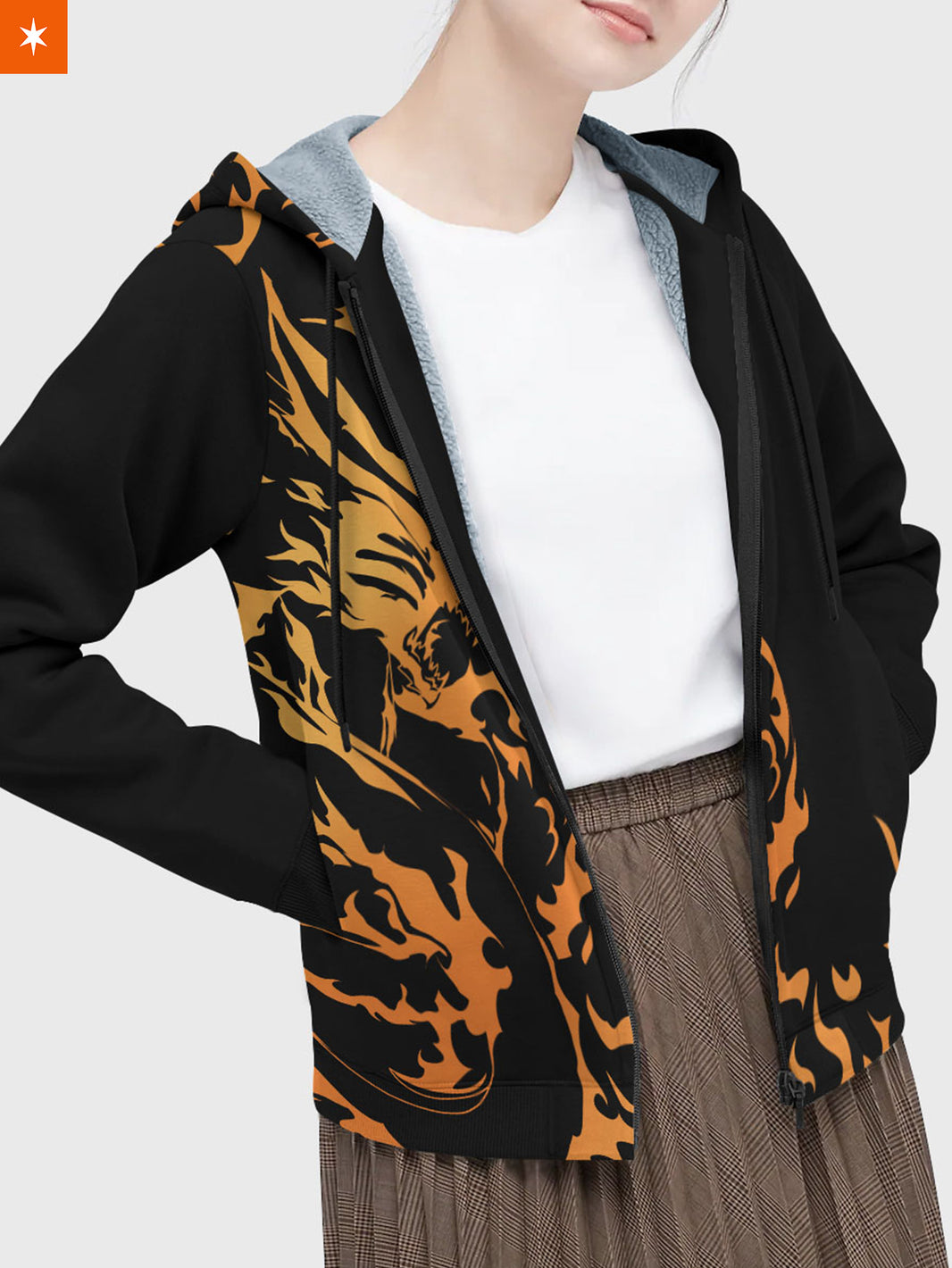 Fandomaniax - Black Clover and Naruto Velvet Hoodie