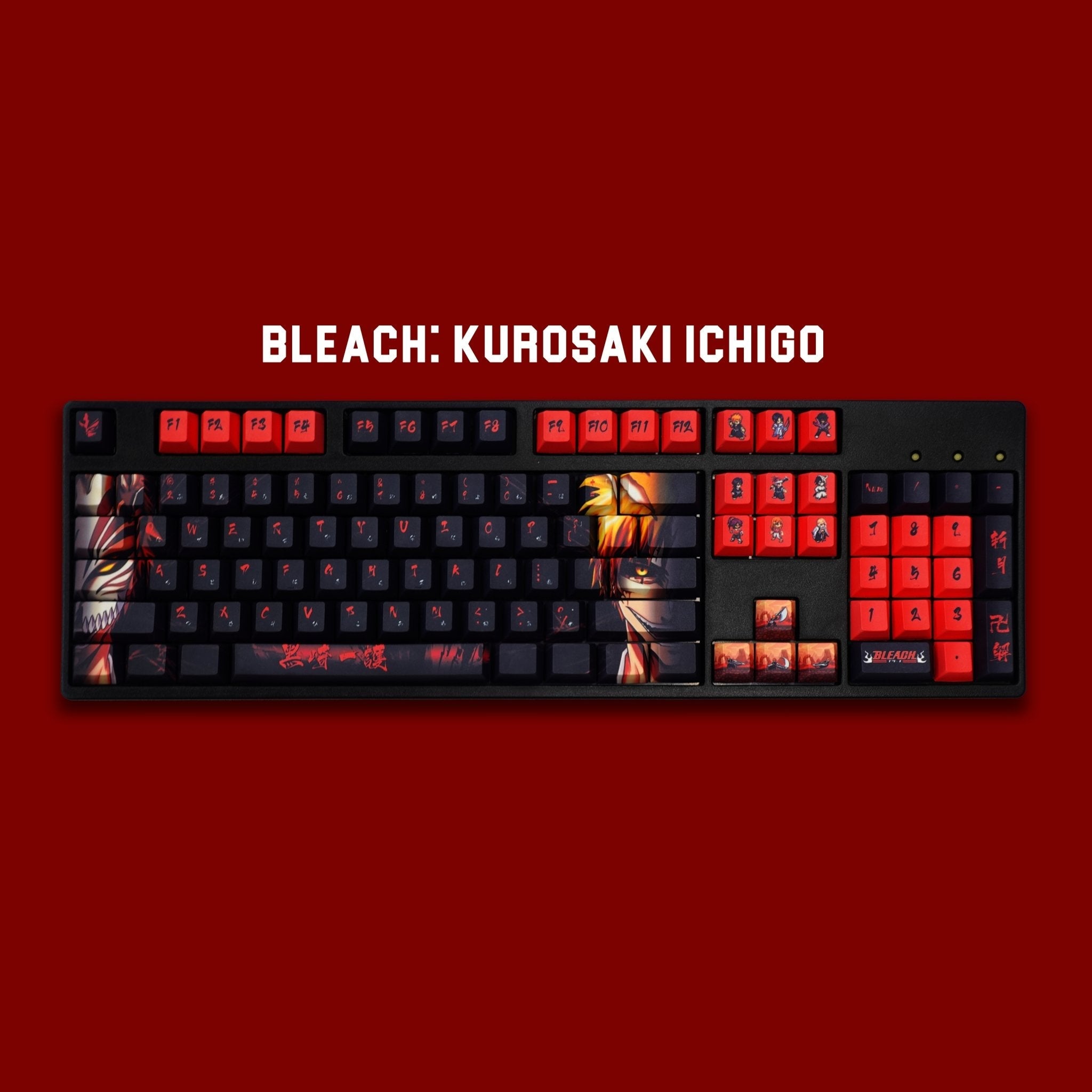 Fandomaniax- Bleach Keycaps | Kurosaki Ichigo Keycaps | Cool Anime ...