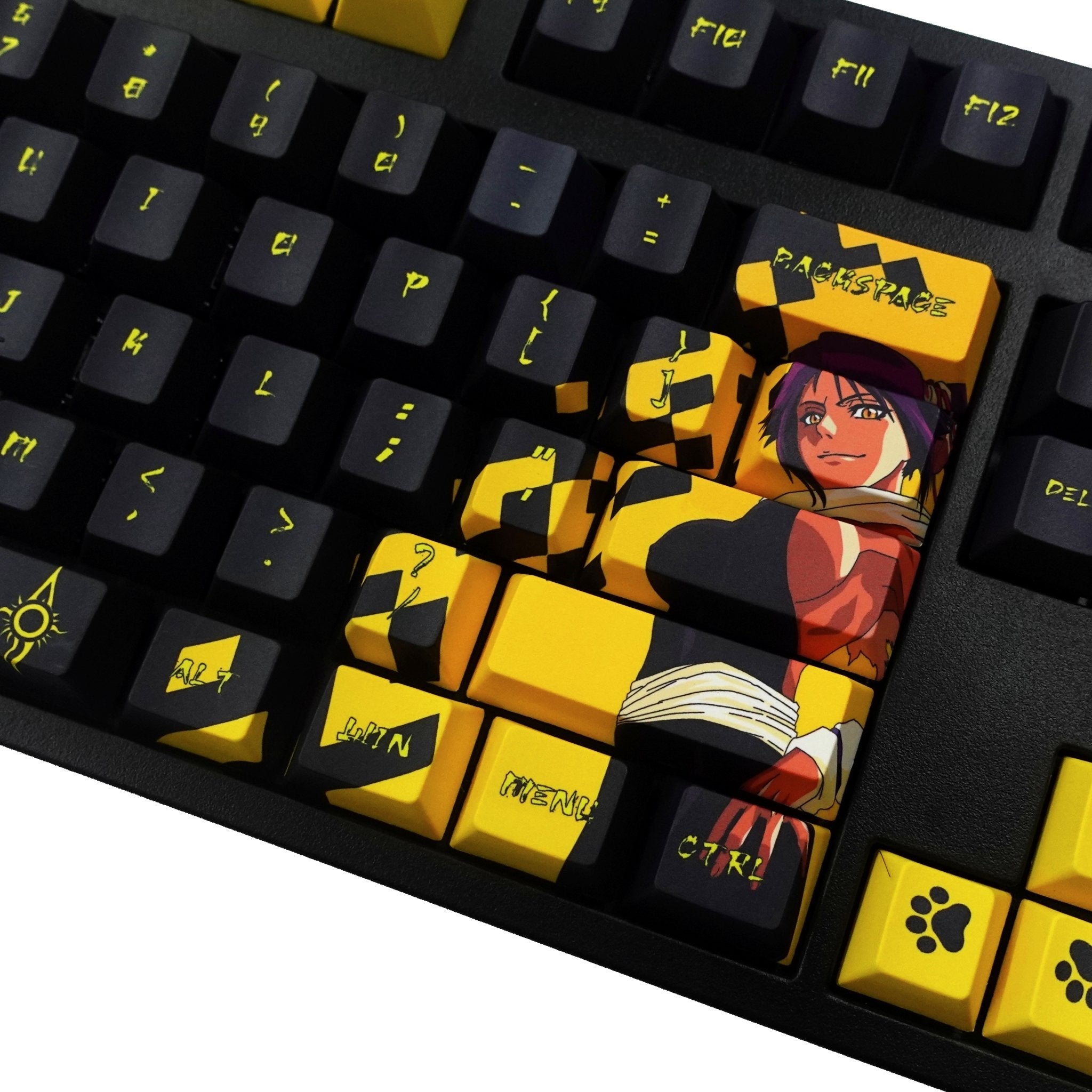 Fandomaniax- Bleach Keycaps, Yoruichi Shihouin Keycaps
