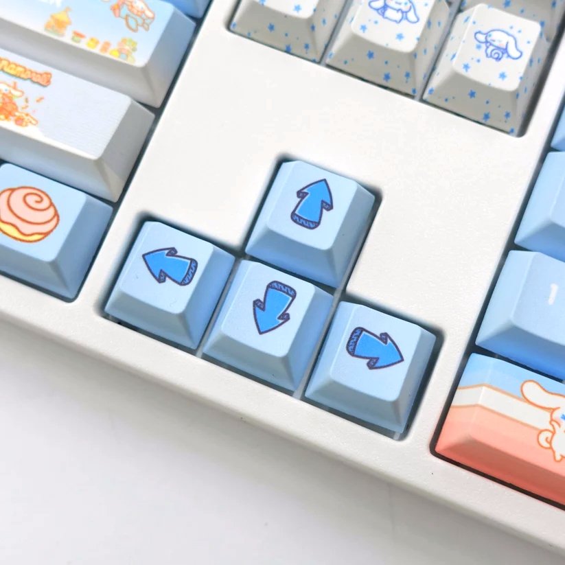 Cinnamoroll Keycaps | Cute Anime Keycap Sets Keyboard – Fandomaniax