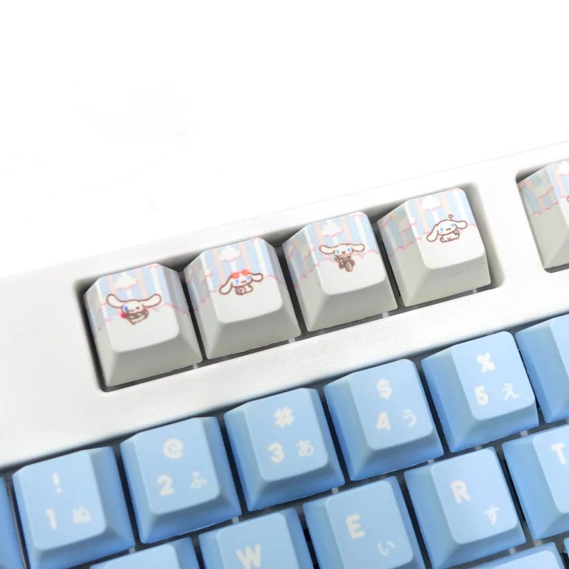 Cinnamoroll Keycaps | Cute Anime Keycap Sets Keyboard – Fandomaniax