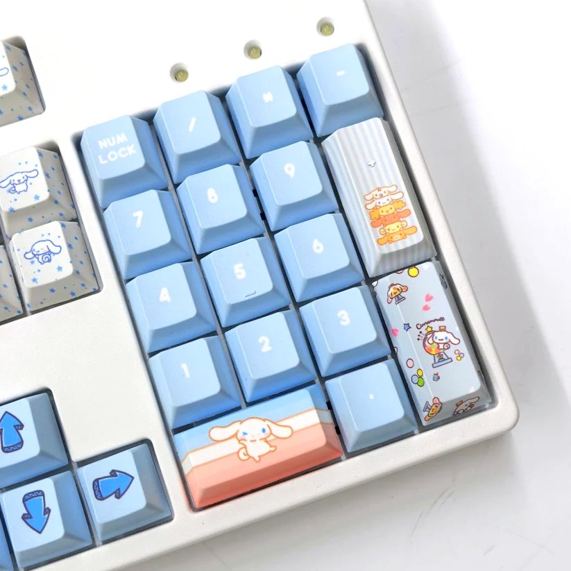 Cinnamoroll Keycaps | Cute Anime Keycap Sets Keyboard – Fandomaniax