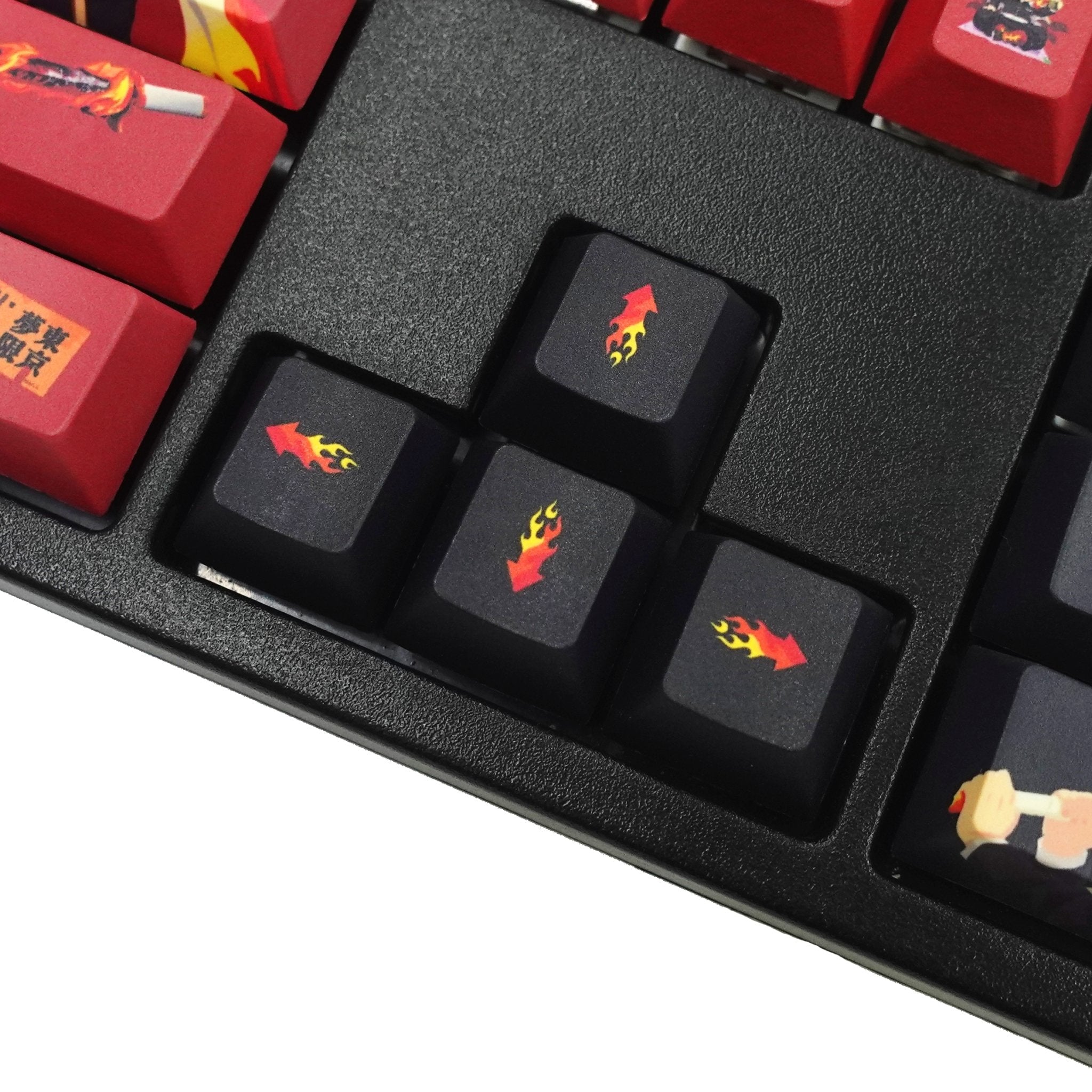 Demon Slayer Keycaps | Rengoku Kyojuro Keycaps | Cool Anime Keycap Sets ...