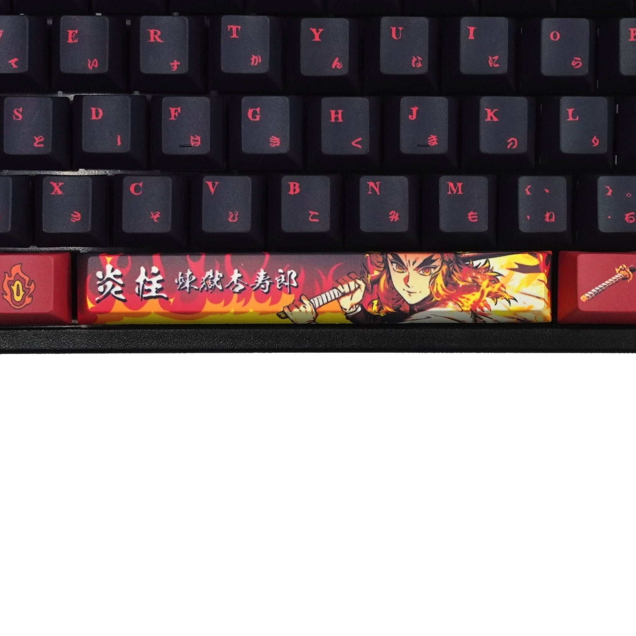 Demon Slayer Keycaps | Rengoku Kyojuro Keycaps | Cool Anime Keycap Sets ...
