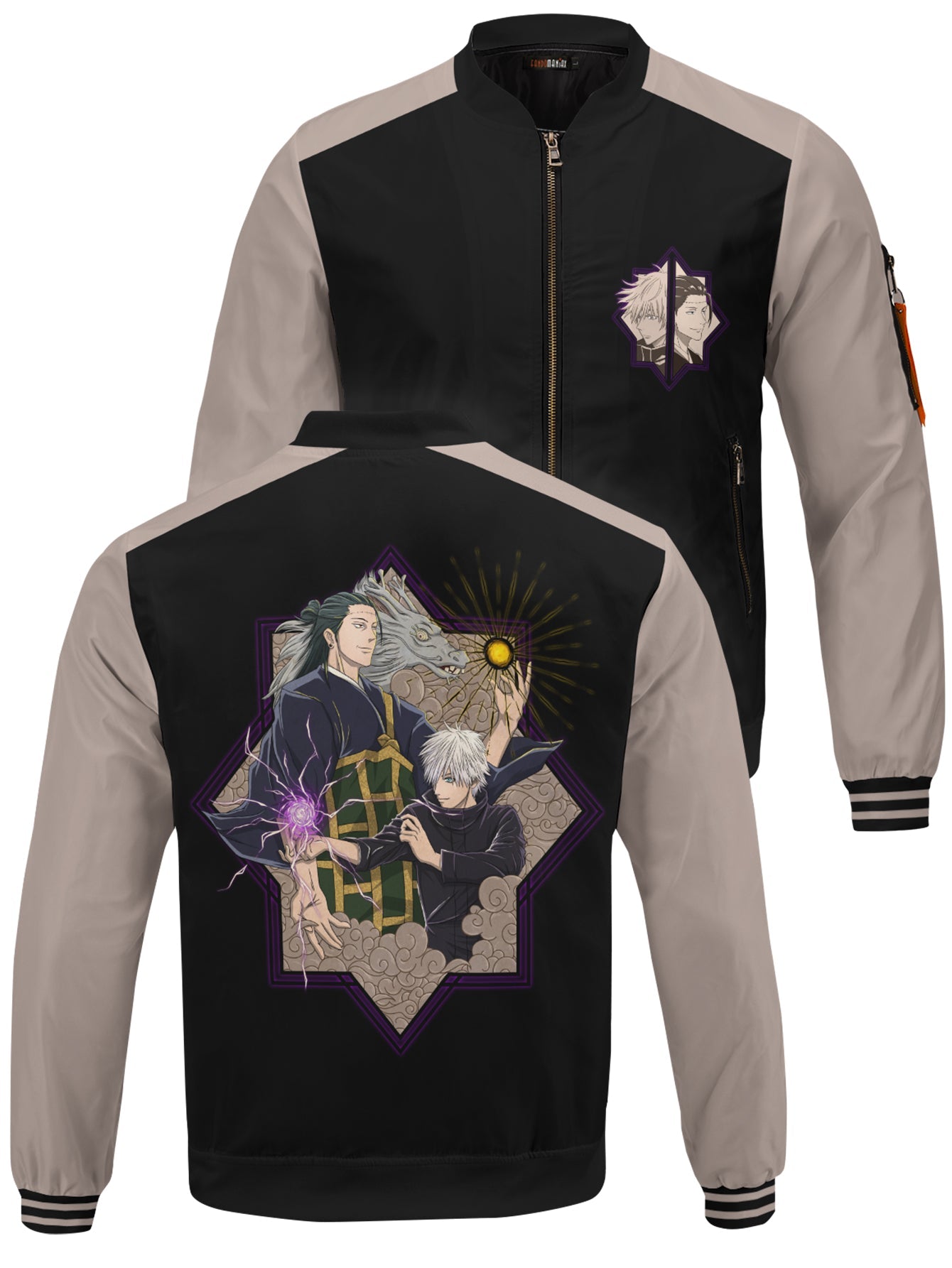 Fandomaniax- Gojo x Geto Nihonga Bomber Jacket
