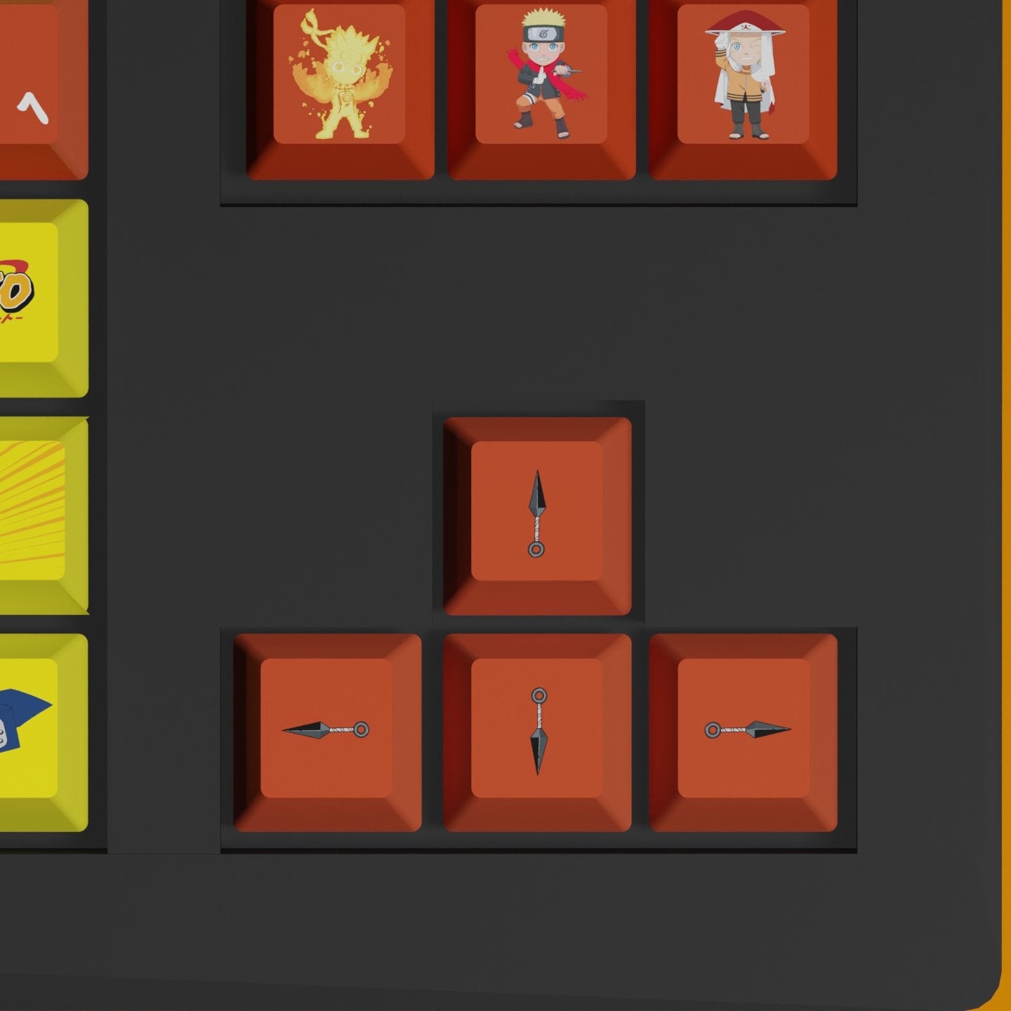 Naruto Keycaps | The 7th Hokage Uzumaki Naruto Themed Keycaps – Fandomaniax