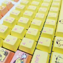 Fandomaniax- Pompompurin Keycaps | Cute Keycaps