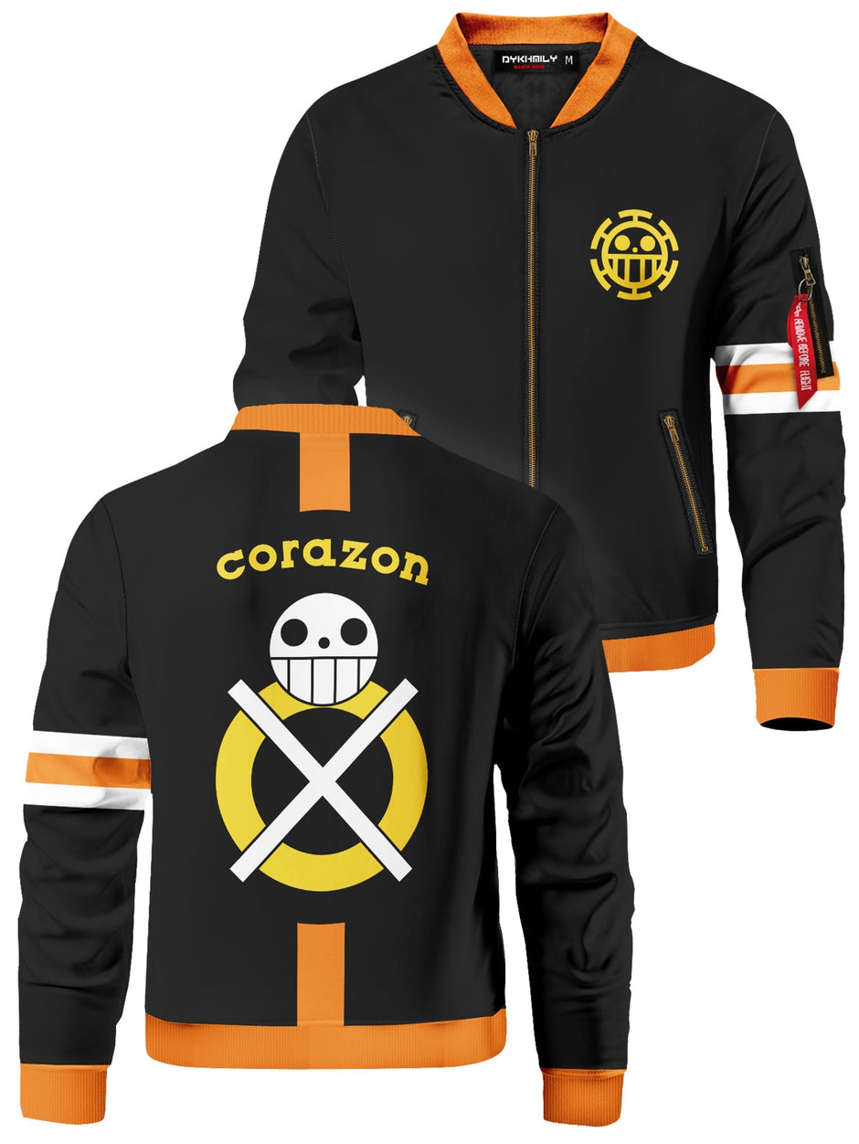 Fandomaniax - One Piece Bomber and Velvet Hoodie